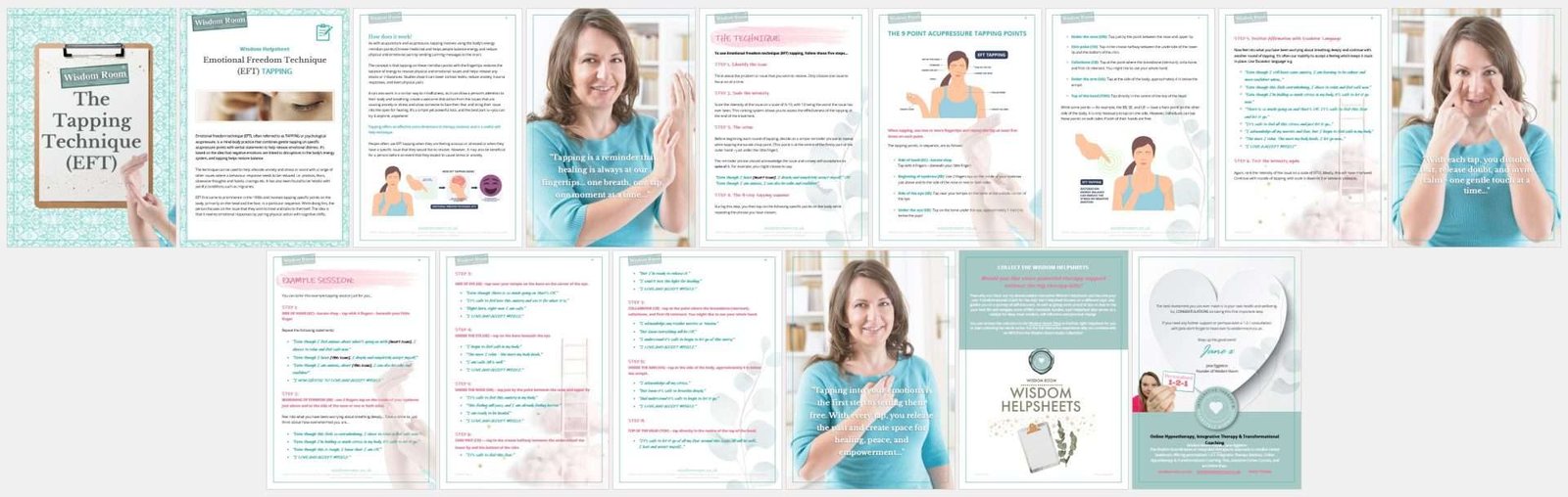 The Tapping Technique HELPSHEET - Wisdom Room - Online - Hypnotherapy