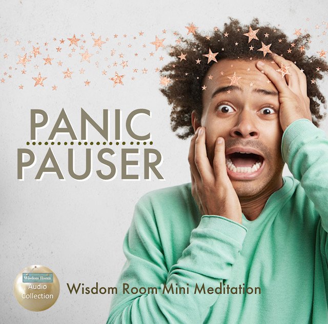 Panic Pauser MINI MEDITATION - Wisdom Room - Online - Hypnotherapy